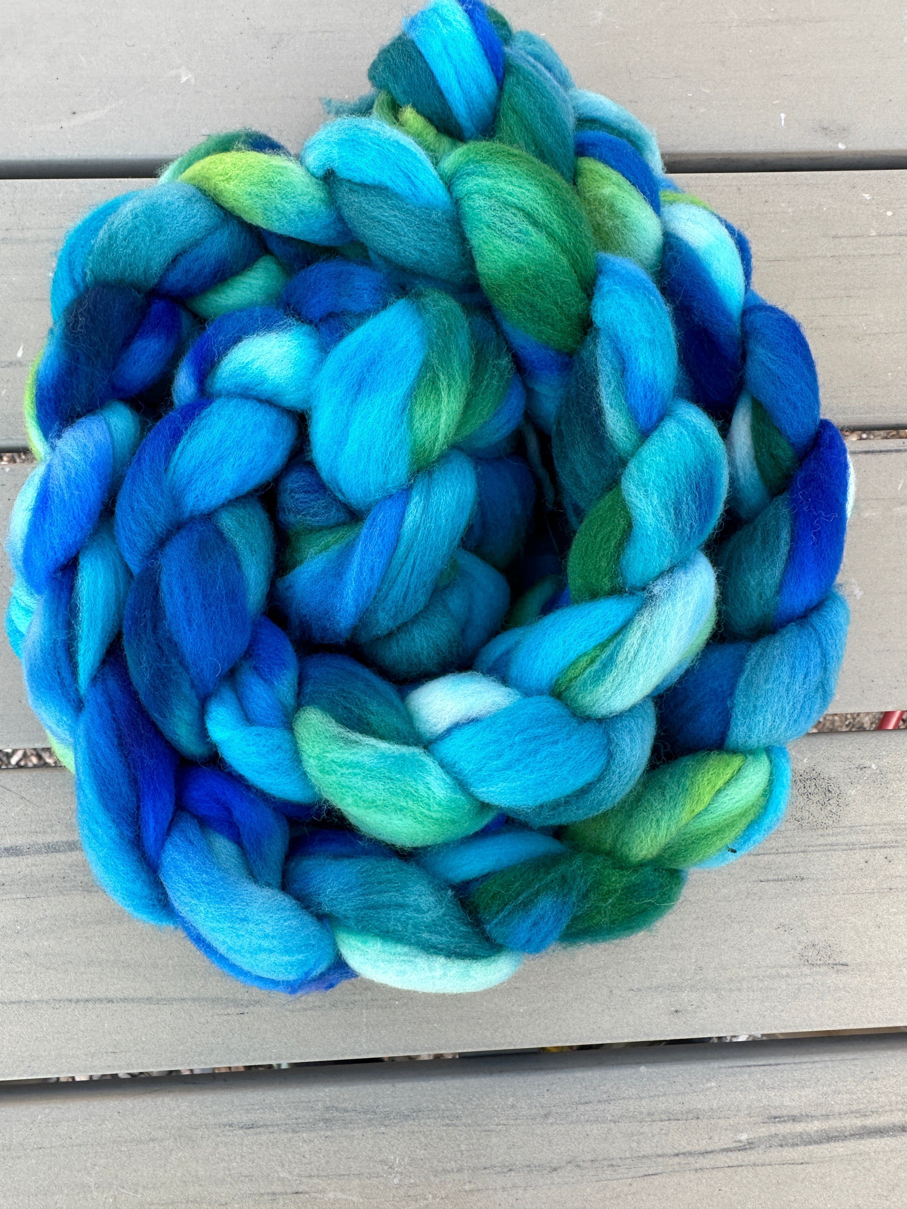 Cormo Top 4 ounce Braids Hand Dyed Spinning Fiber – Teton Yarn Company